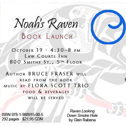 Noah’s Raven: The new book launches Thursday! – Bruce Fraser – Author